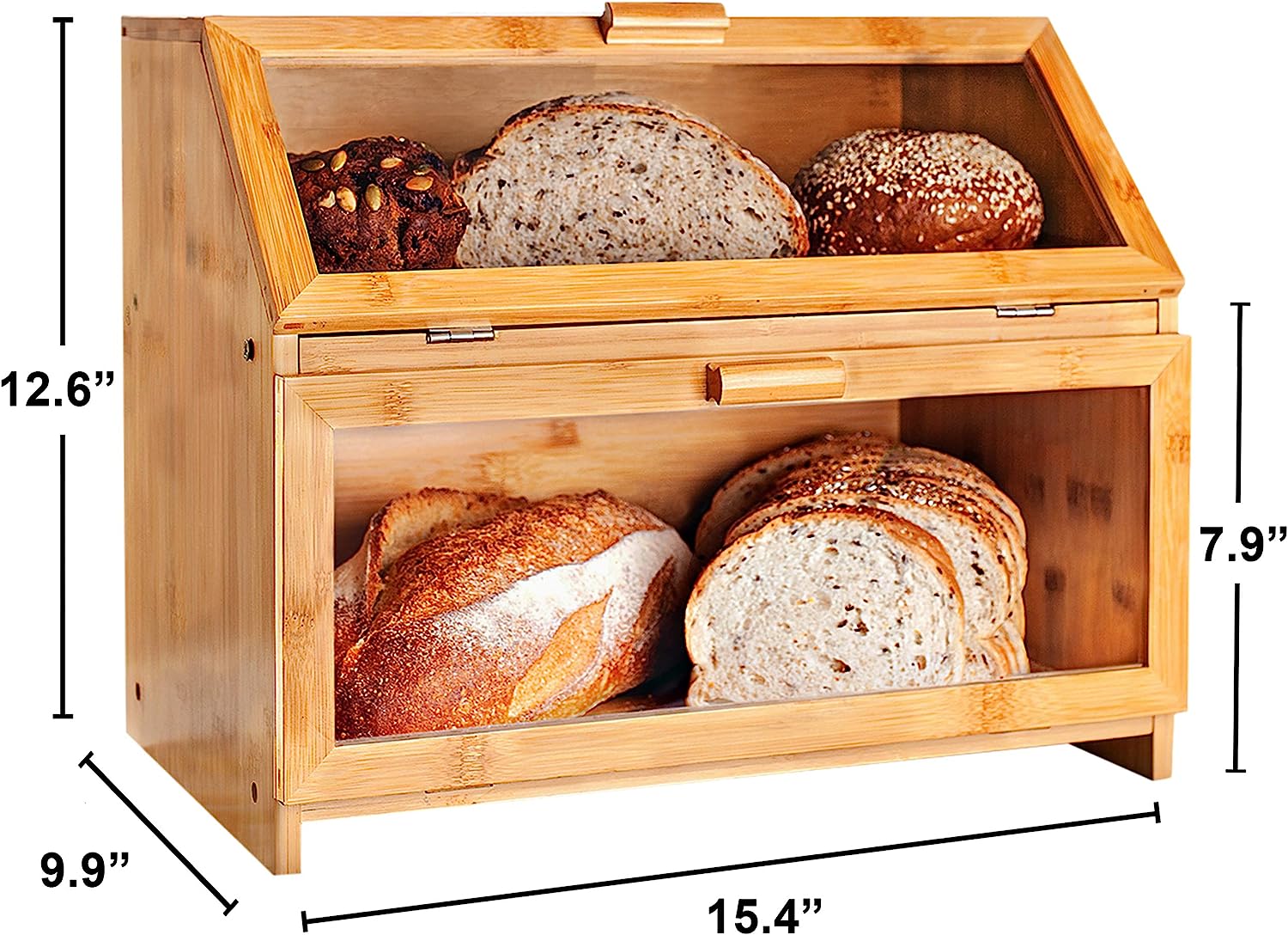 WOOD BREAD STORAGE